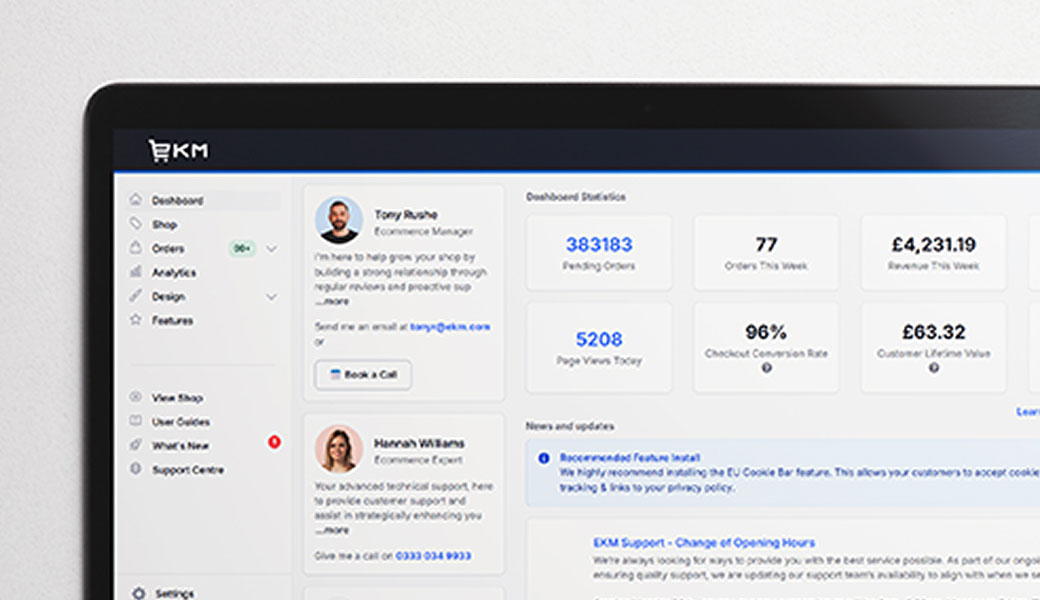 UK Ecommerce Software Pricing | EKM