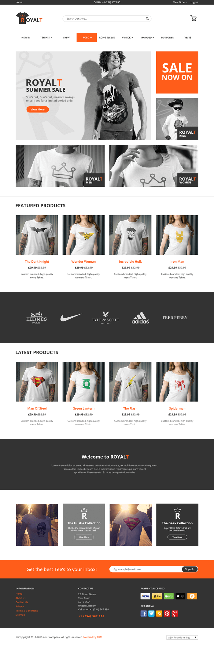 EKM Ecommerce Templates